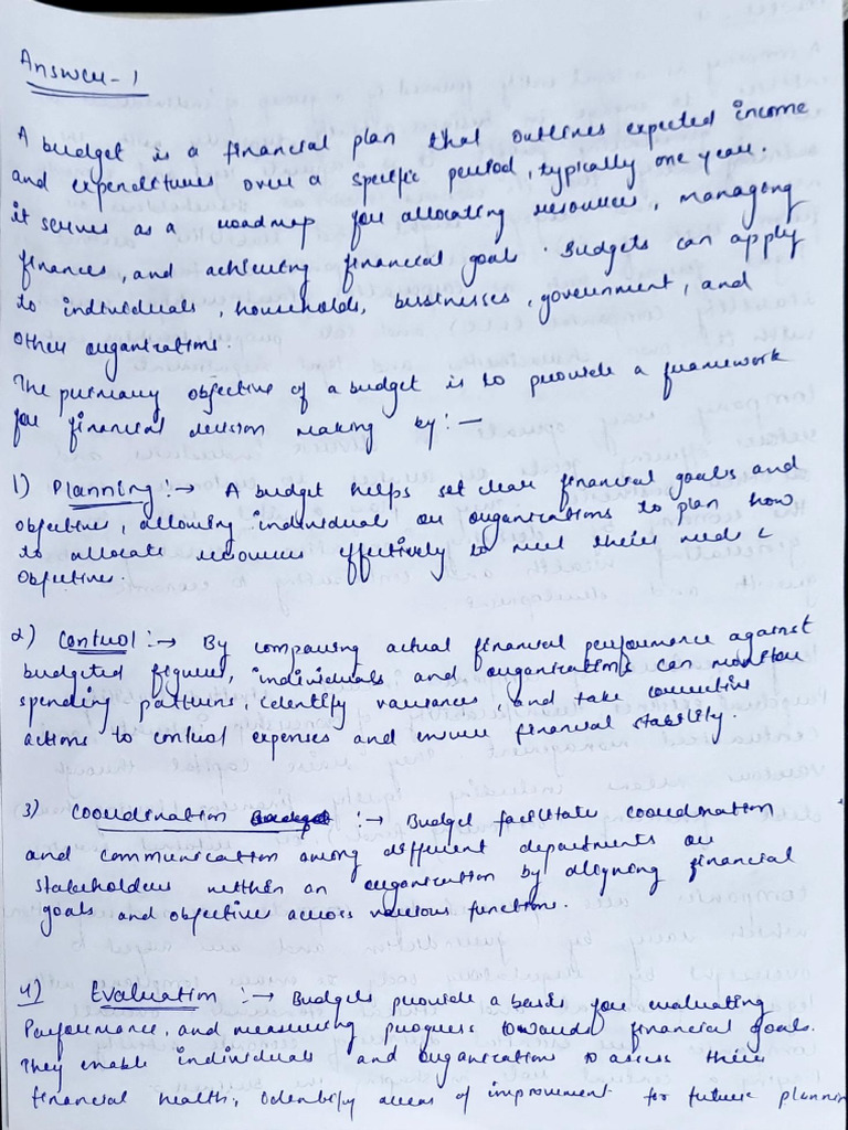 Accounting For Managers MBA 103 | PDF