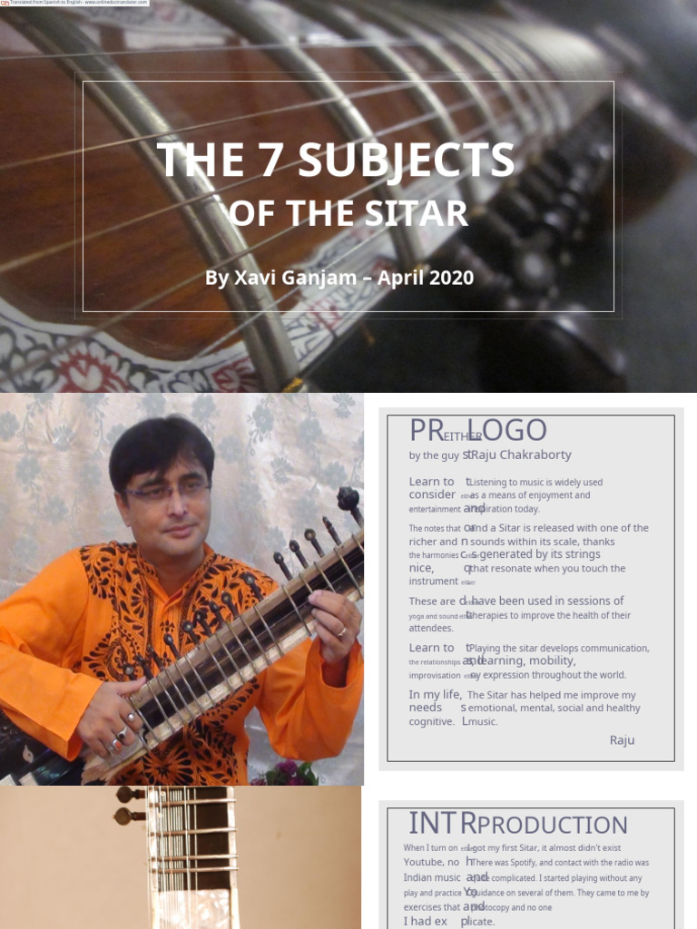 Ebook - Las 7 Materias Del Sitar - Es.en | PDF | Musicology