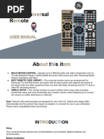 LG Universal Remote Control Guide | PDF | Remote Control | Display ...