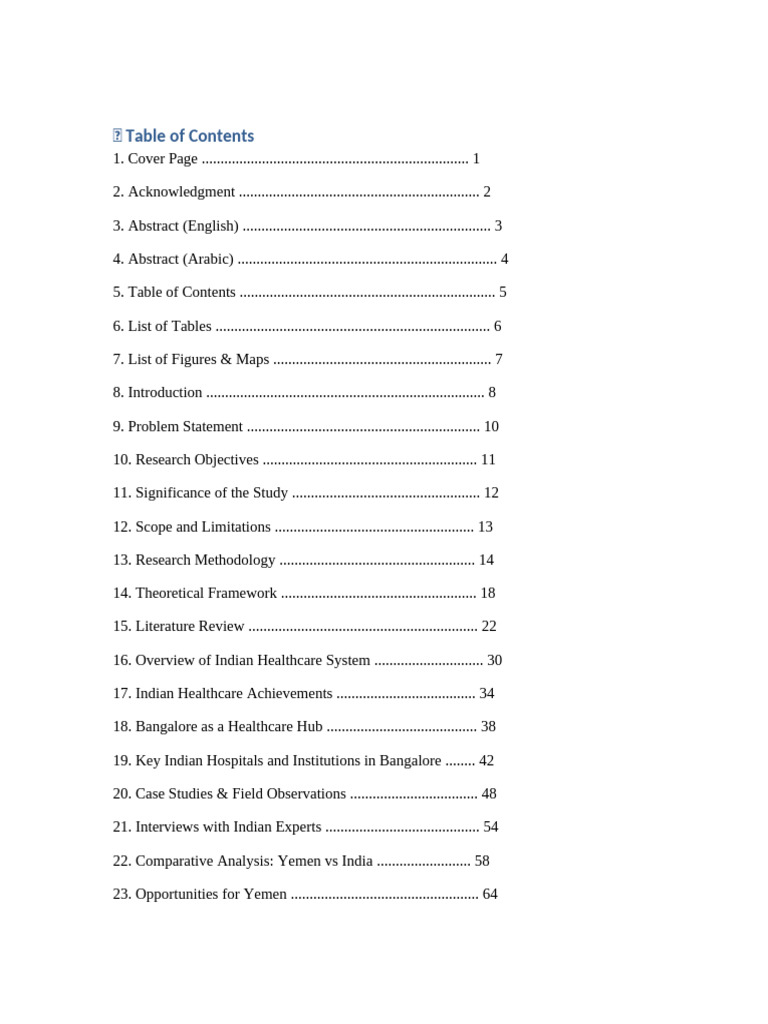 Graduation_Project_TOC | PDF