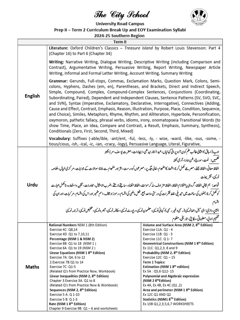 Class 7 Curriculum Breakup EOY | PDF | Earth | Gases