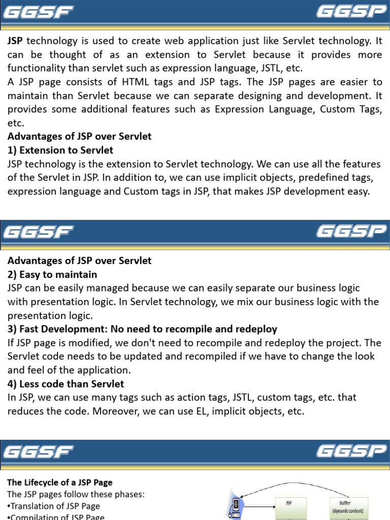 Unit-6-JSP 241015 231449 | PDF | Software Engineering | Computer ...