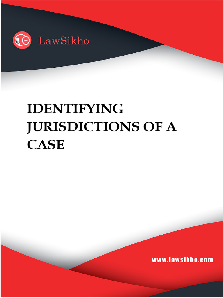 Jurisdiction Guidelines for Legal Cases | PDF | Crimes | Crime & Violence
