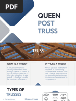 Queen Post Truss: Design and Benefits | PDF | Truss | Building Engineering