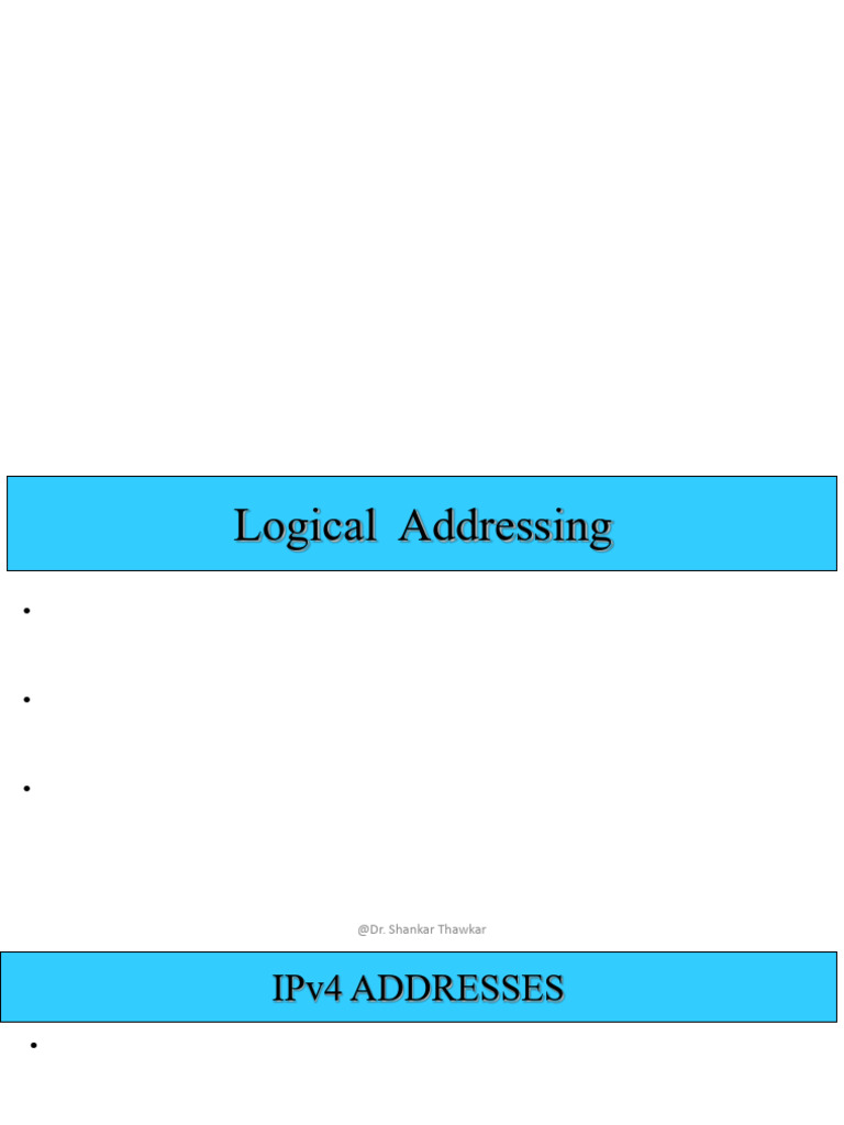 CN-U-III- IP addressing and Address mapping | PDF | Ip Address | Computer Science