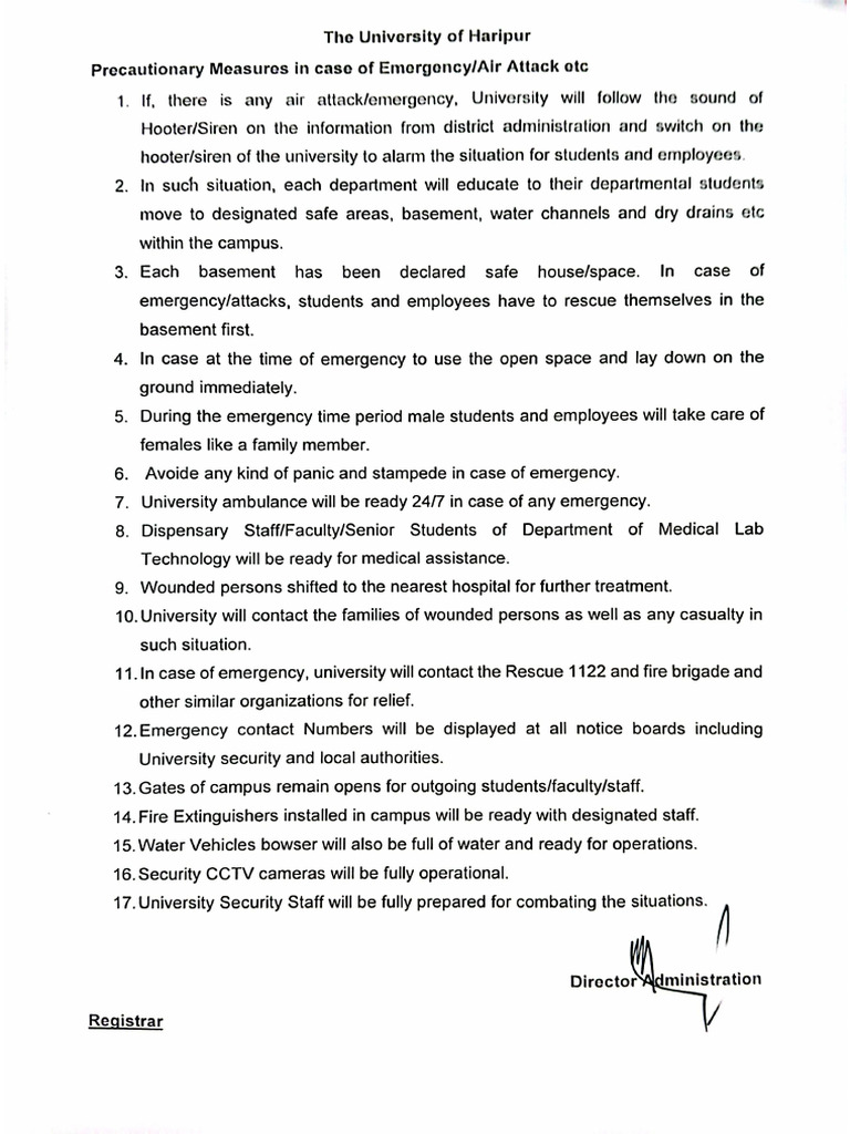 Precautionary Measures | PDF