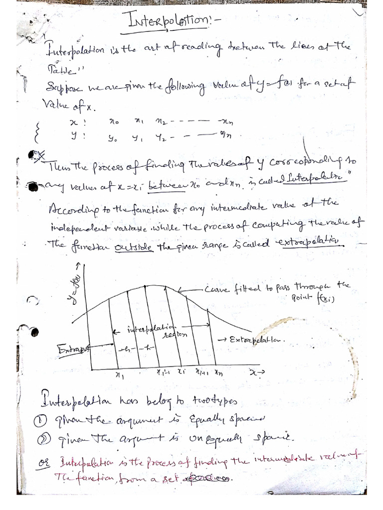 Interpolation | PDF