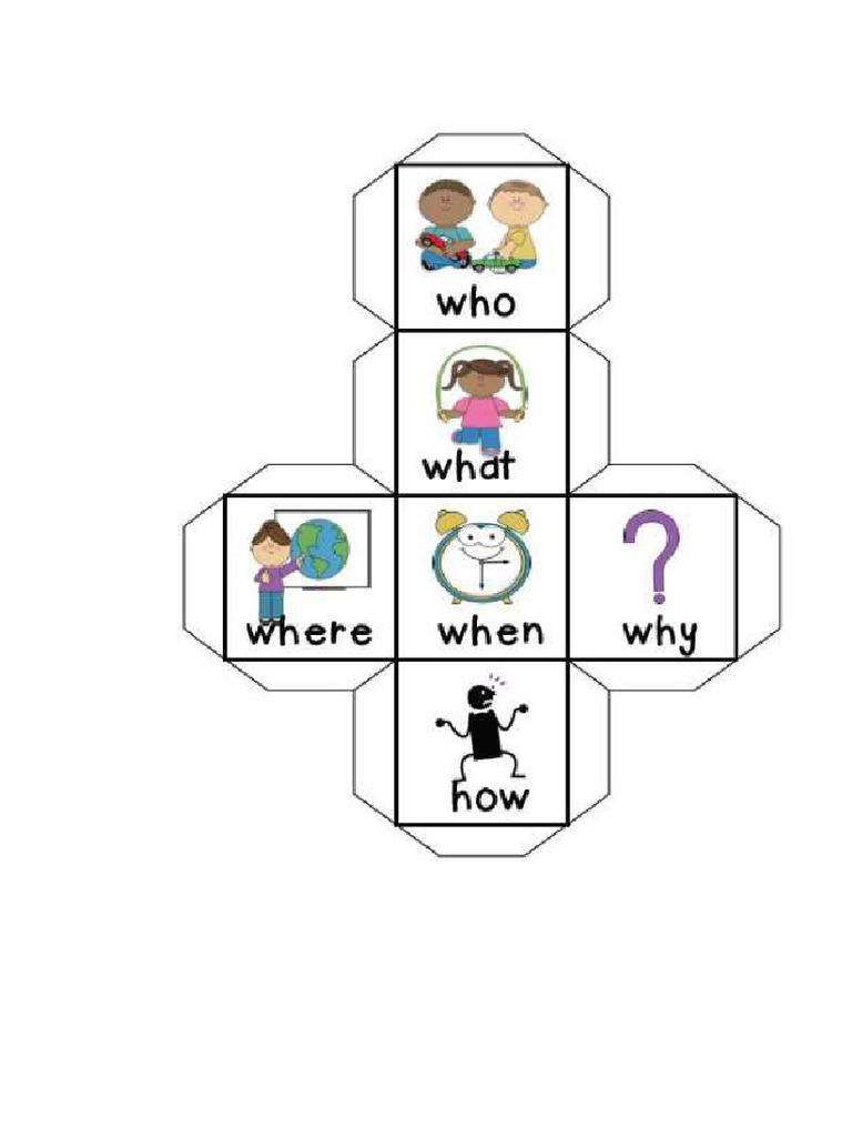 WH Words Dice | PDF