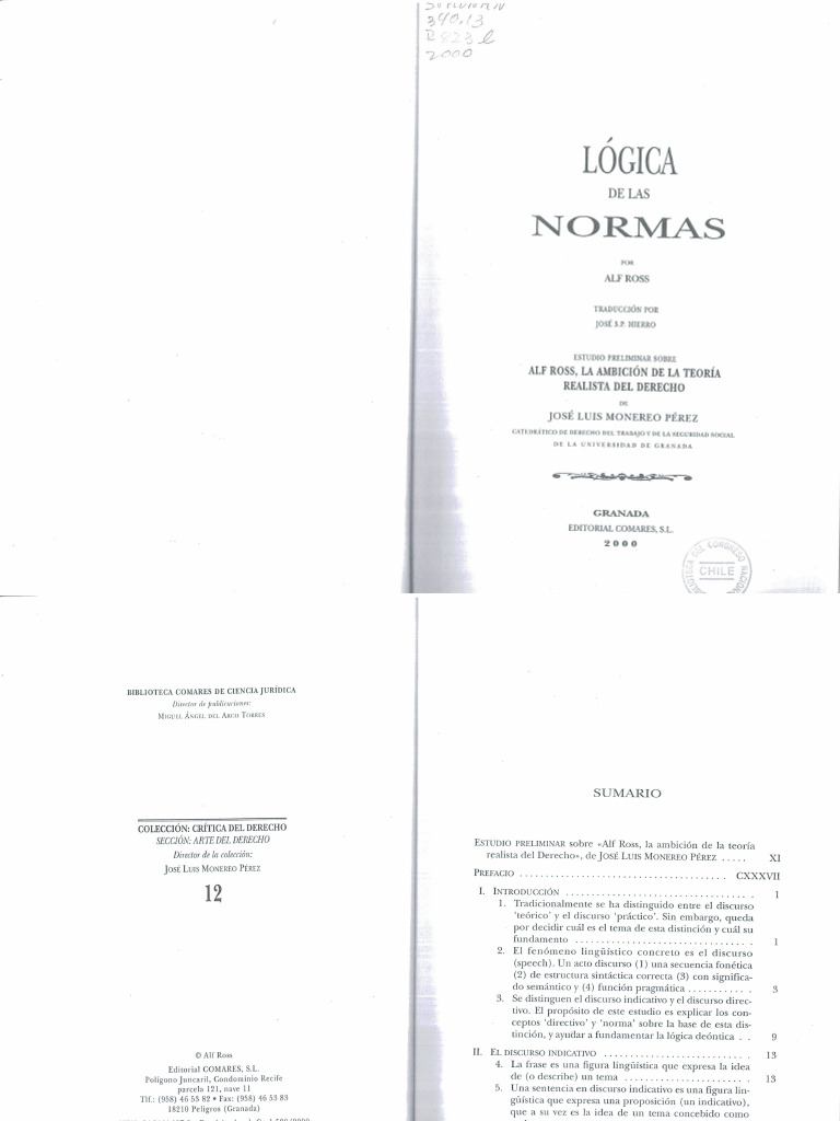 Ross Alf 1971 L Gica de Las Normas. | PDF
