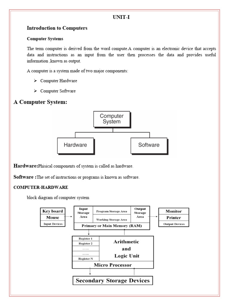 Cp Final Notes New Pdf Data Type Computer Data Storage