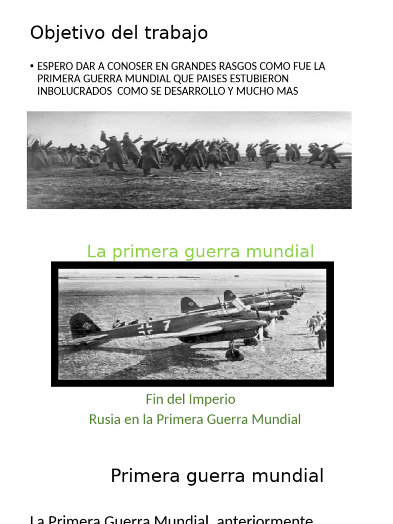 La Primera Guerra Mundial | PDF | Primera Guerra Mundial | Austria Hungría