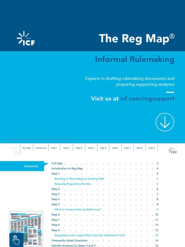 Reg Map 2020 | PDF | Administrative Procedure Act | Rulemaking