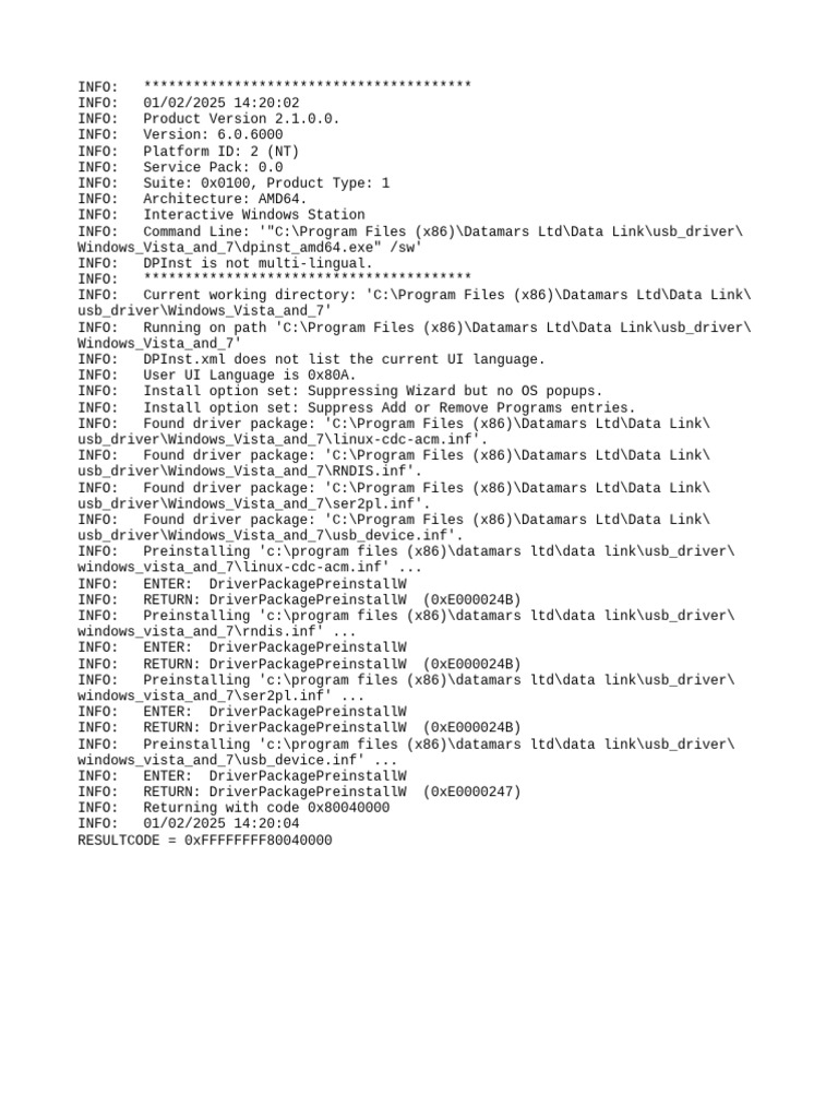 2025-01-02 142004 Installer Log | PDF
