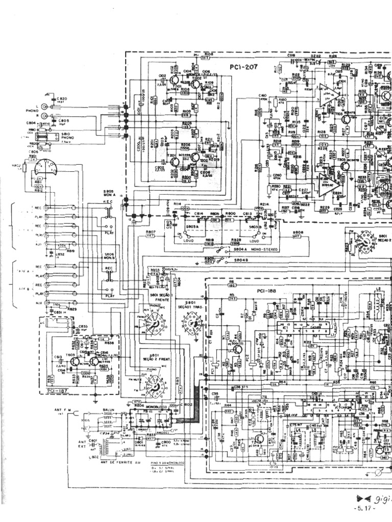 Gradiente - Receiver - M1300 - Esquema Eletrônico | PDF