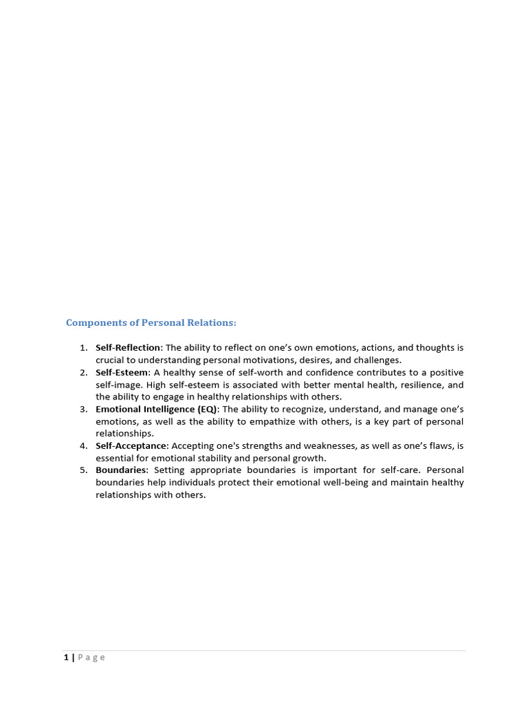 Topic 4 - Effective Interaction | PDF | Interpersonal Relationships ...