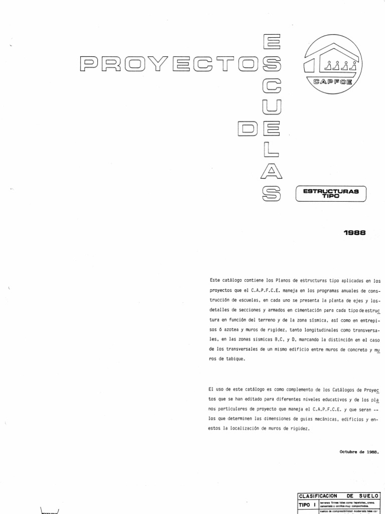 Planos Capfce EST 1988 | PDF