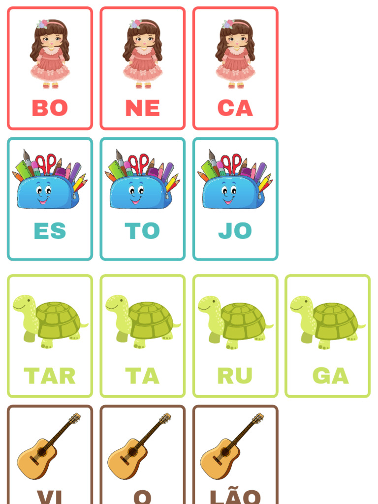 3 Juntando Sílabas | PDF