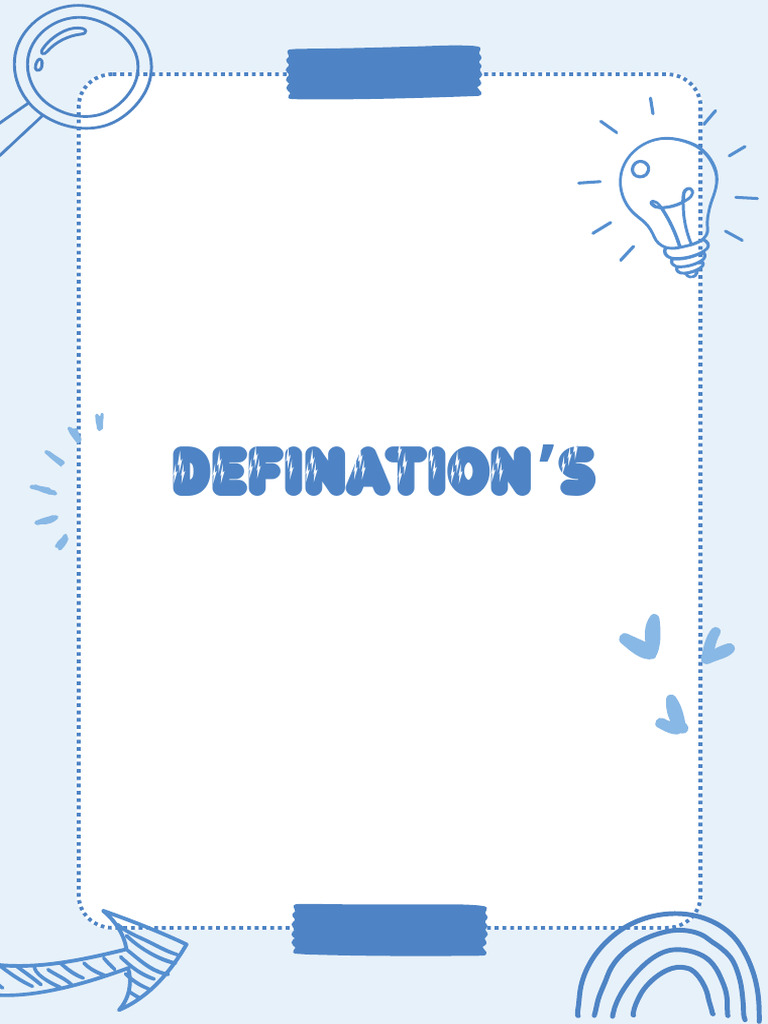 Blue Simple Line Blank Page Border A4 Document | PDF