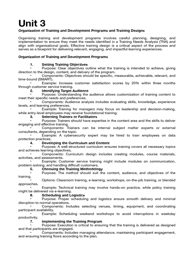 Unit 3 | PDF | Instructional Design | Learning
