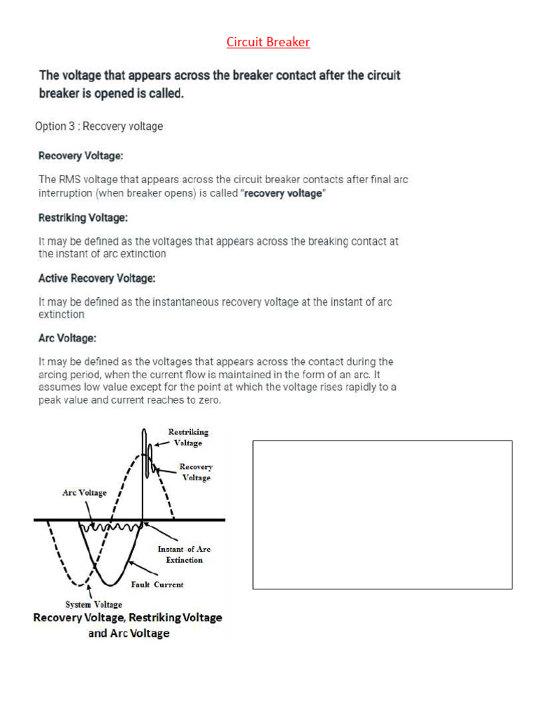 Circuit Breaker | PDF