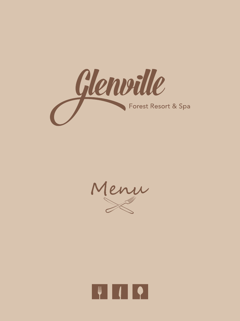 Glenville Forest Resort & Spa - MENU | PDF