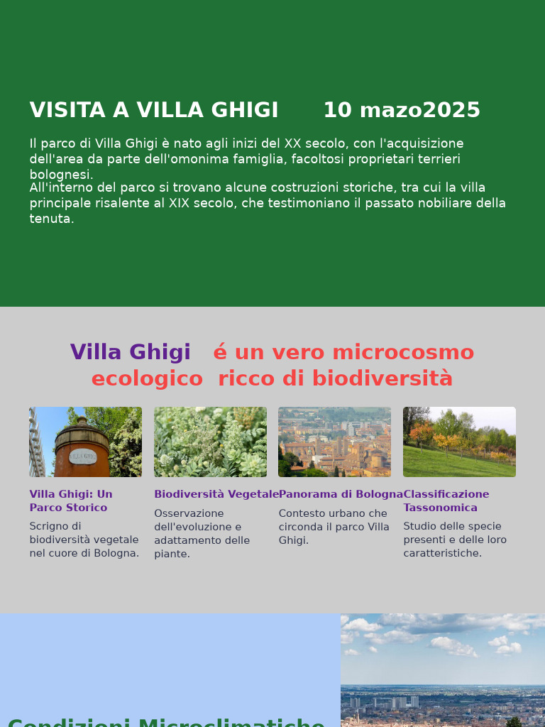 Visita A Villa Ghigi 10 Mazo2025 | PDF