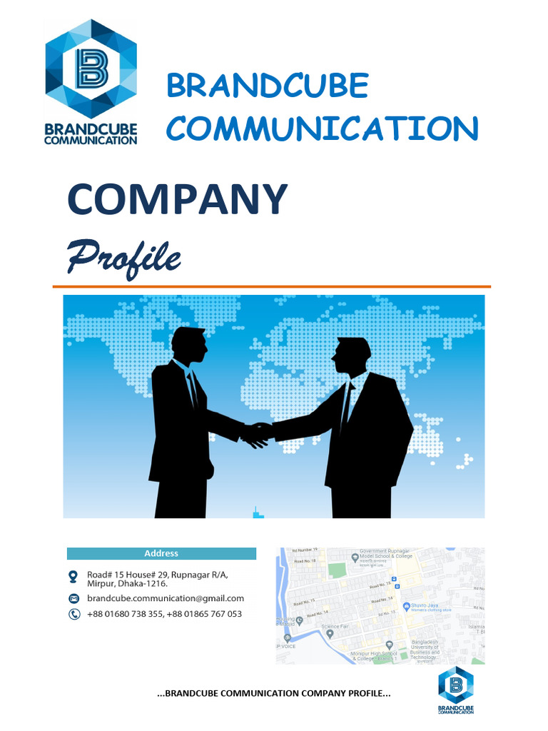 Brandcube Communication Profile | PDF | Consultant | Supply Chain