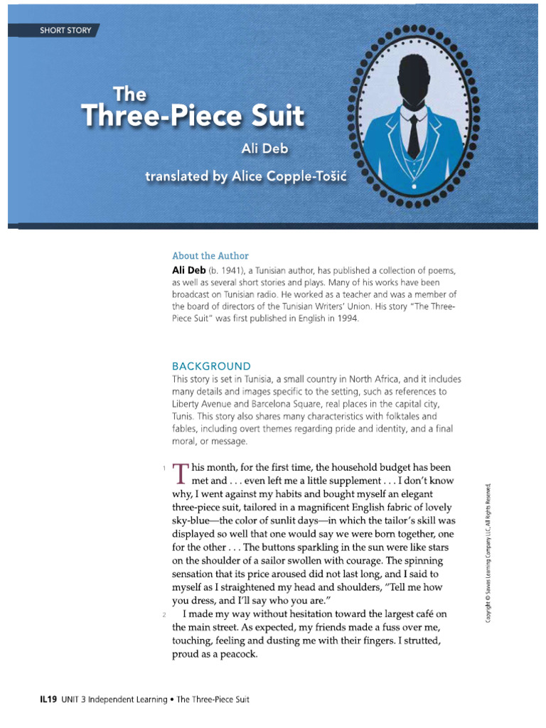 Three Piece Suit, The | PDF