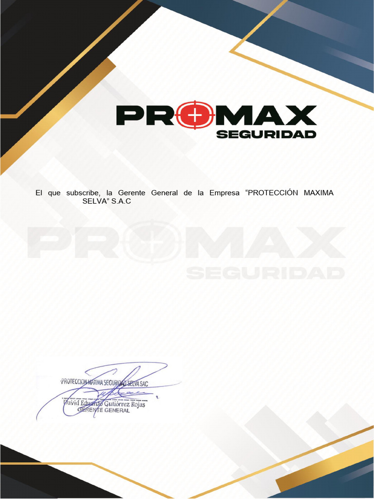 04 CERTIFICADO - PROMAX Practicante | PDF