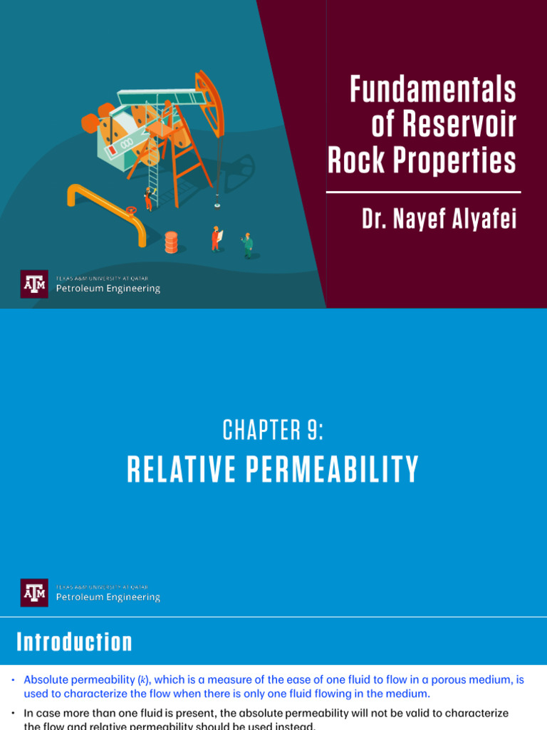 Chapter 9 - Relative Permeability | PDF