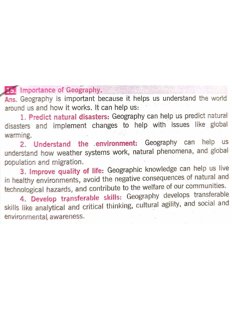 Geography | PDF