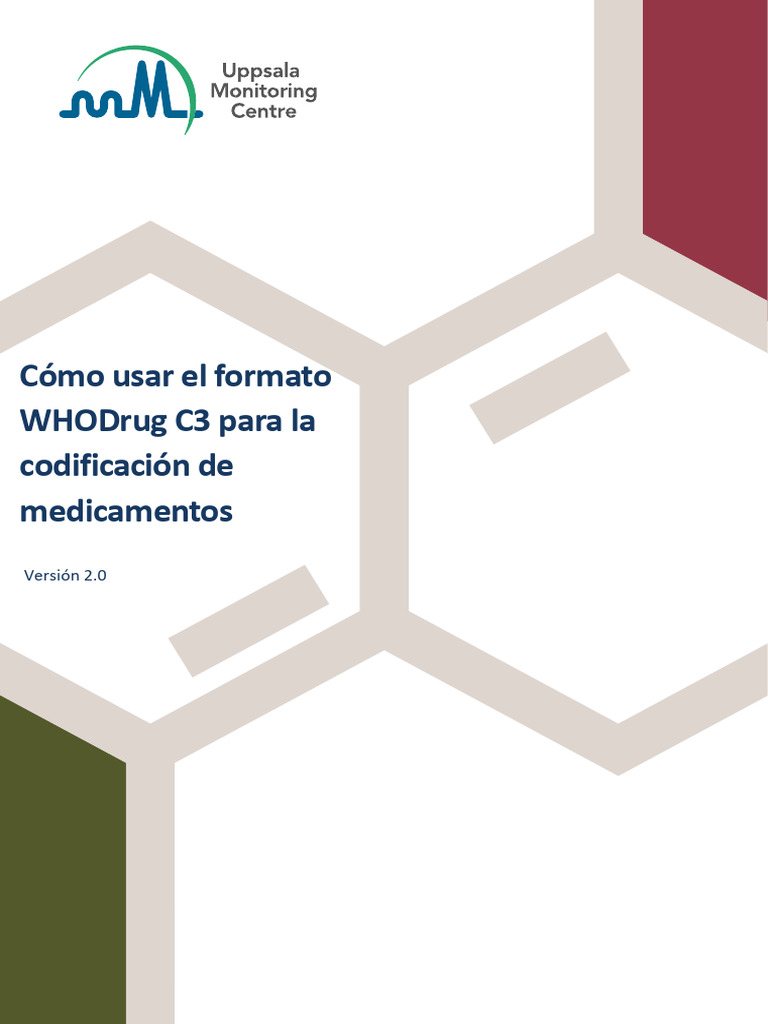 Anexo 2. Como Utilizar El Formato WHODrug C3 para La Codificaci N de F ...