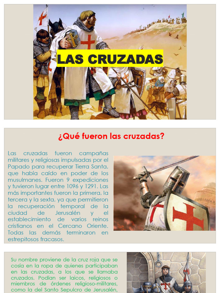 Copia de LAS CRUZADAS | PDF | Cruzadas | Edades medias