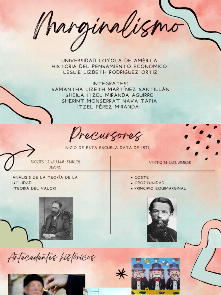 Copia de Marginalismo | PDF | Historia del pensamiento económico ...