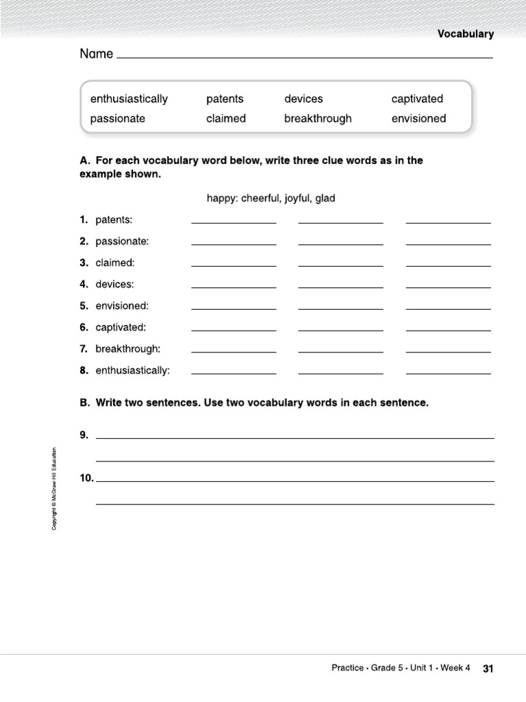 U1W4 (5th) | PDF