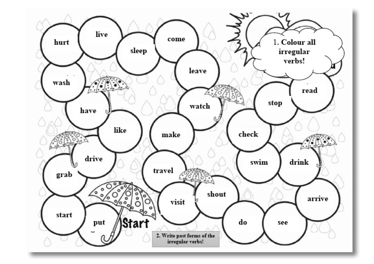 Irregular Verbs Exercise Guide | PDF