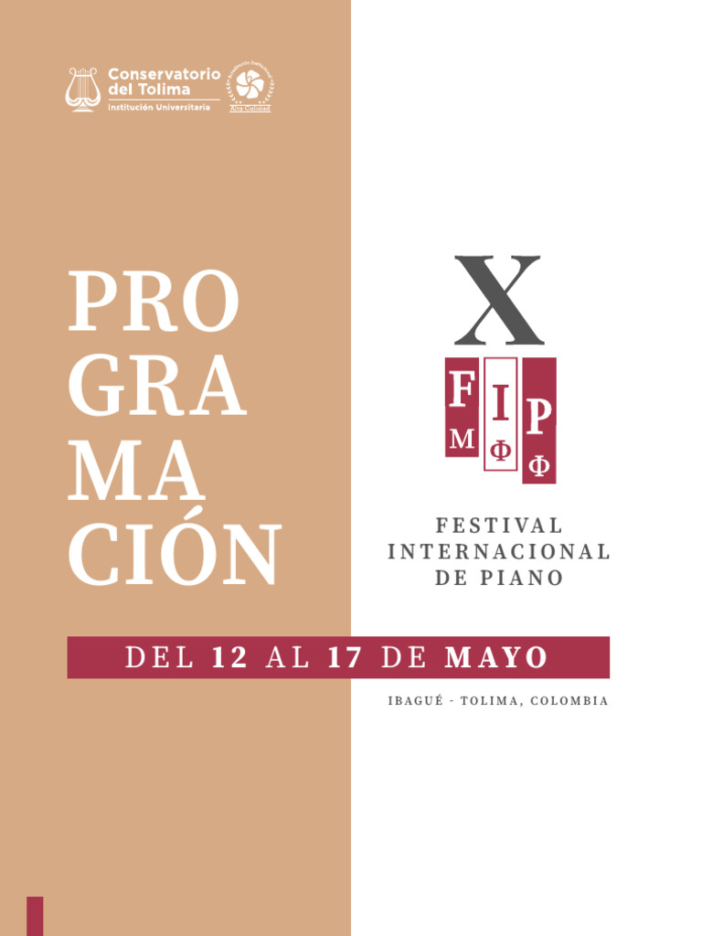 Programación General X FIP 2025 | PDF | Musicología | Música clásica