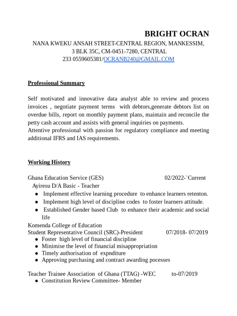 CURRICULUM VITEA - Google Drive | PDF