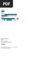 BTEC Winter 2026 Final Timetable | PDF | Science