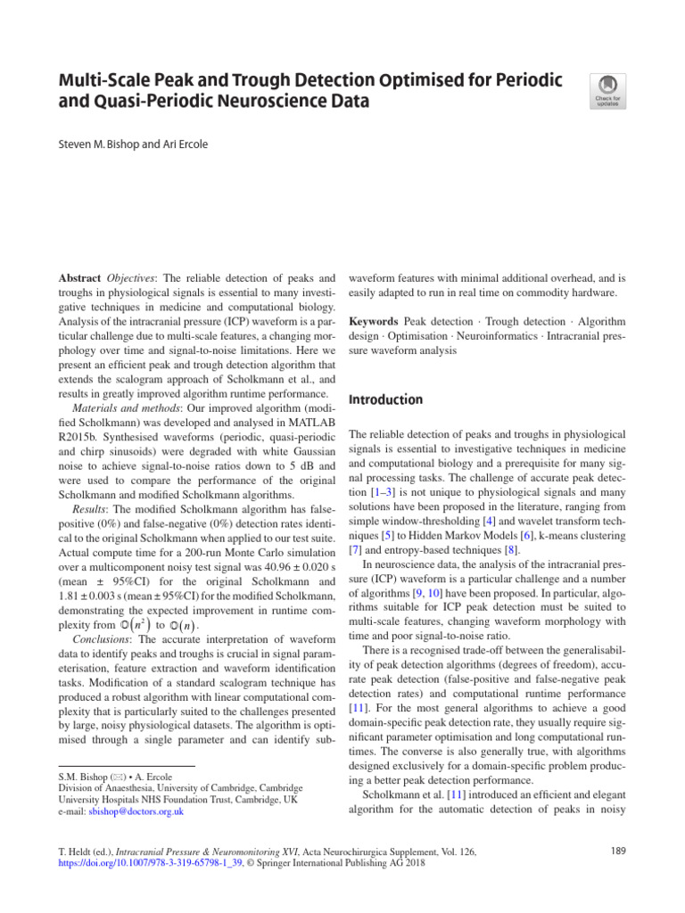 Multi-Scale Peak and Trough Detection Optimised for Periodic and Quasi ...