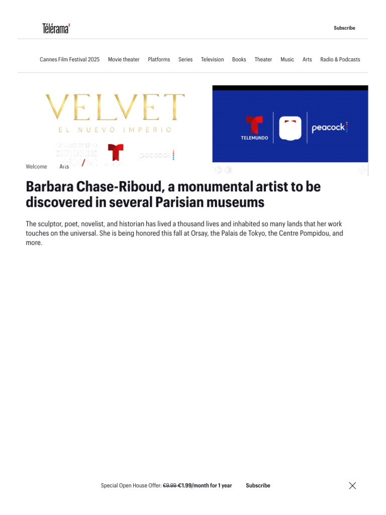 Barbara Chase-Riboud, A Monumental Artist To Be Discovered in Several ...