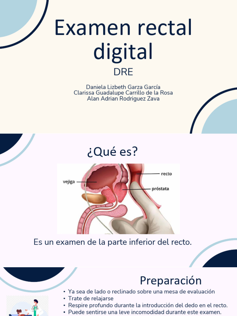 CGCR Ev2.1 Examen Rectal Digital | PDF
