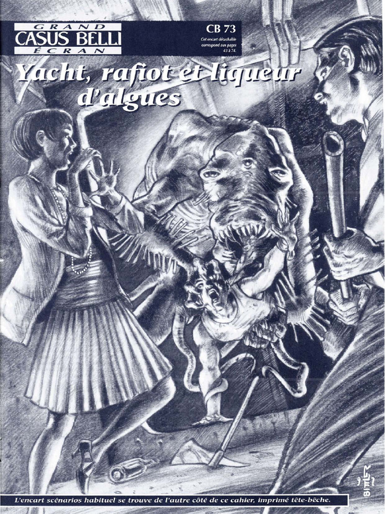 L'appel de Cthulhu - Yacht, Rafiot Et Liqueur D'algues (CB073) | PDF