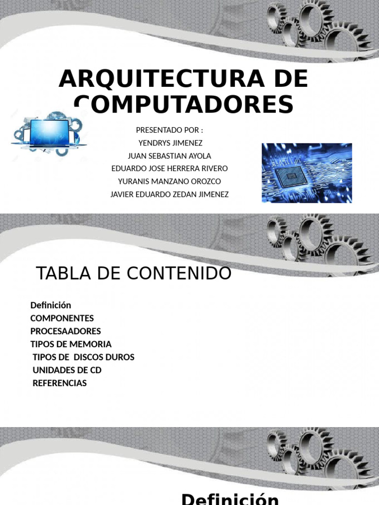 Arquitectura de Computadores | PDF | Microprocesador | Hardware de la computadora