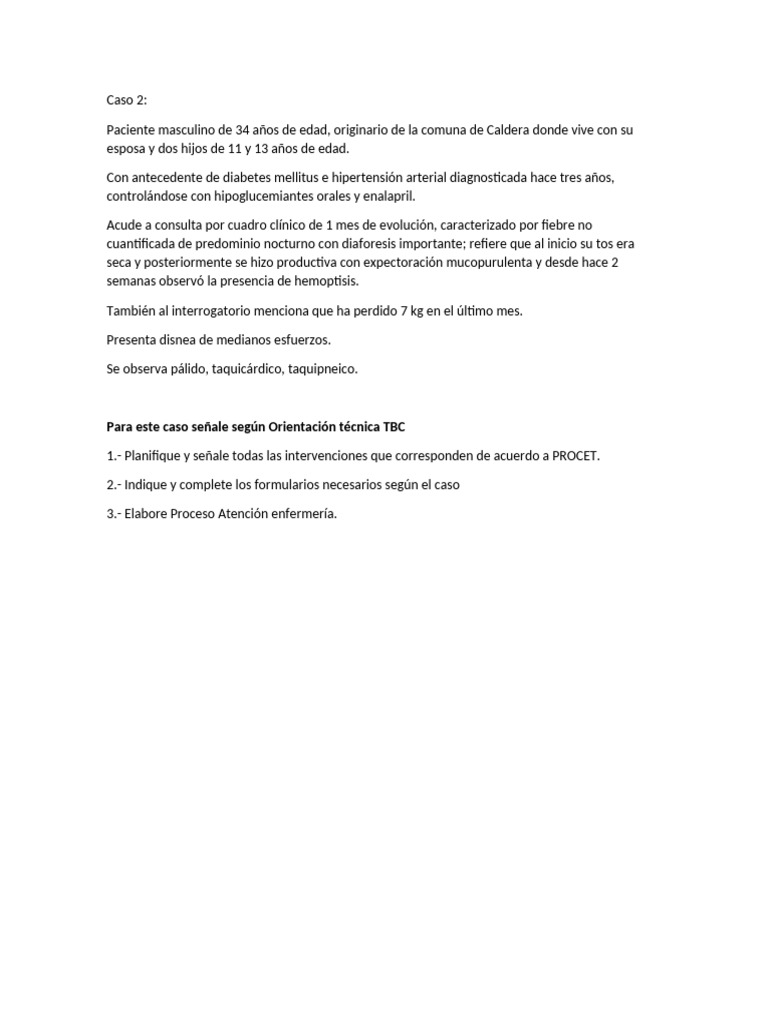 Caso 2 TBC | PDF