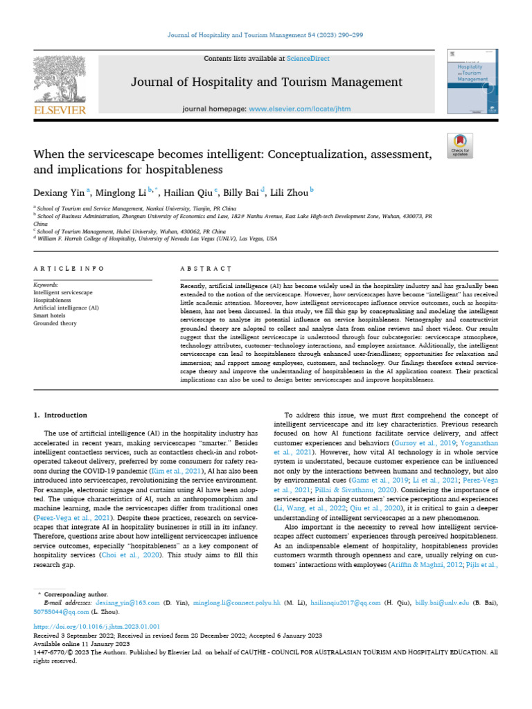 When The Servicescape Becomes Intelligent | PDF | Usability ...