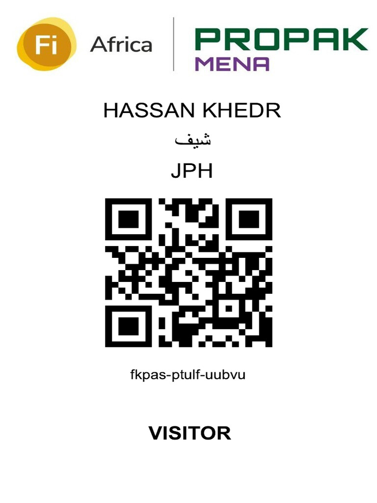 Hassan Khedr JPH: Visitor | PDF
