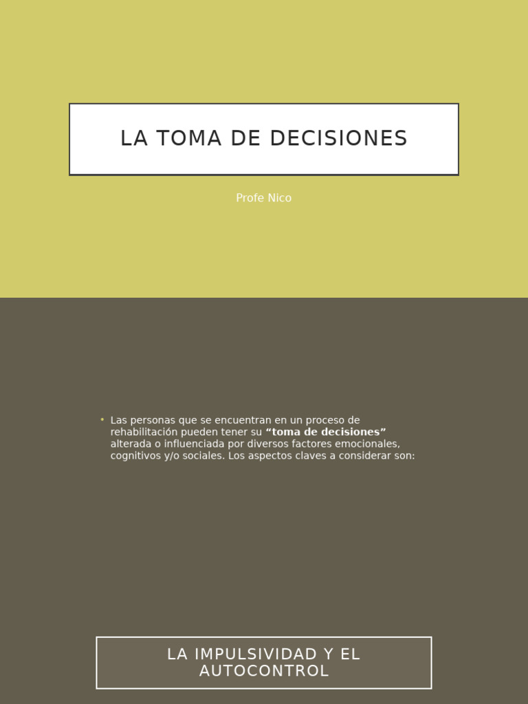 Estrategias para Mejorar la Toma de Decisiones | PDF | Toma de ...