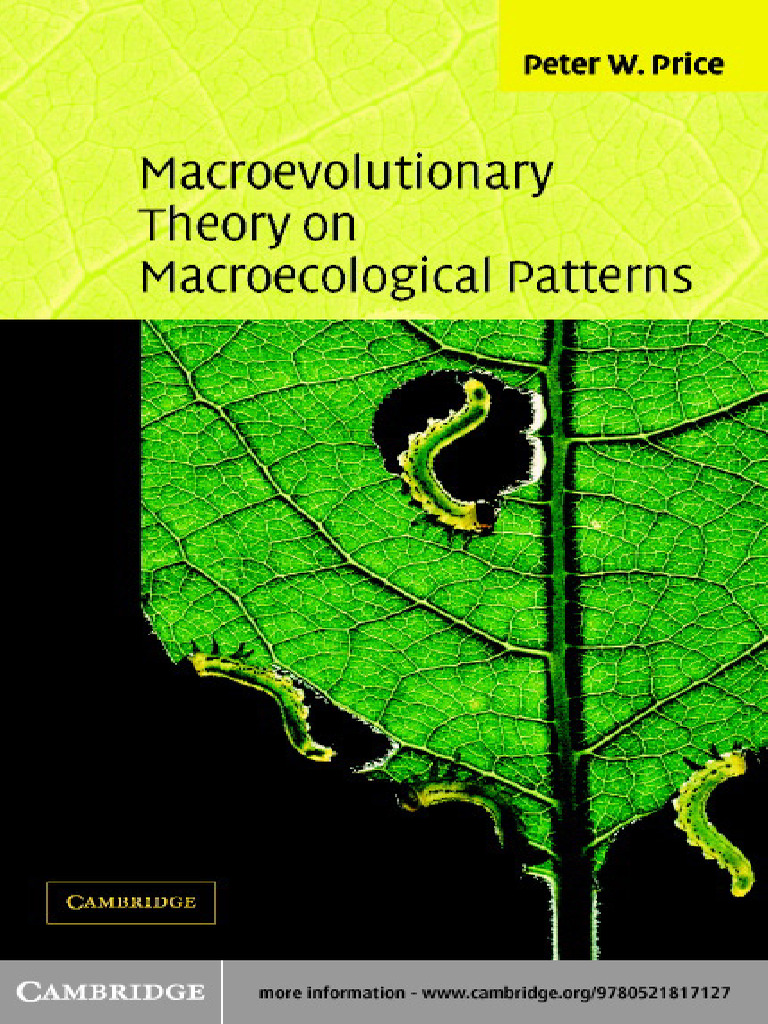 Macroevolutionary Theory On Macroecological Patterns | PDF | Ecology ...