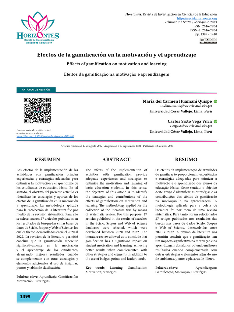 a26-1399-1410 | PDF | Enseñando | Aprendizaje